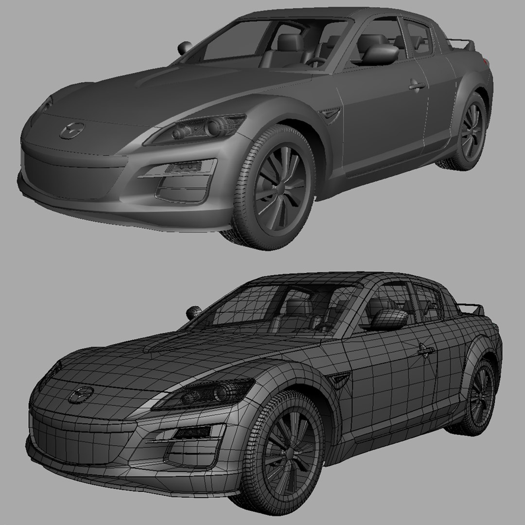 3d Model Mazda Rx8 Rx