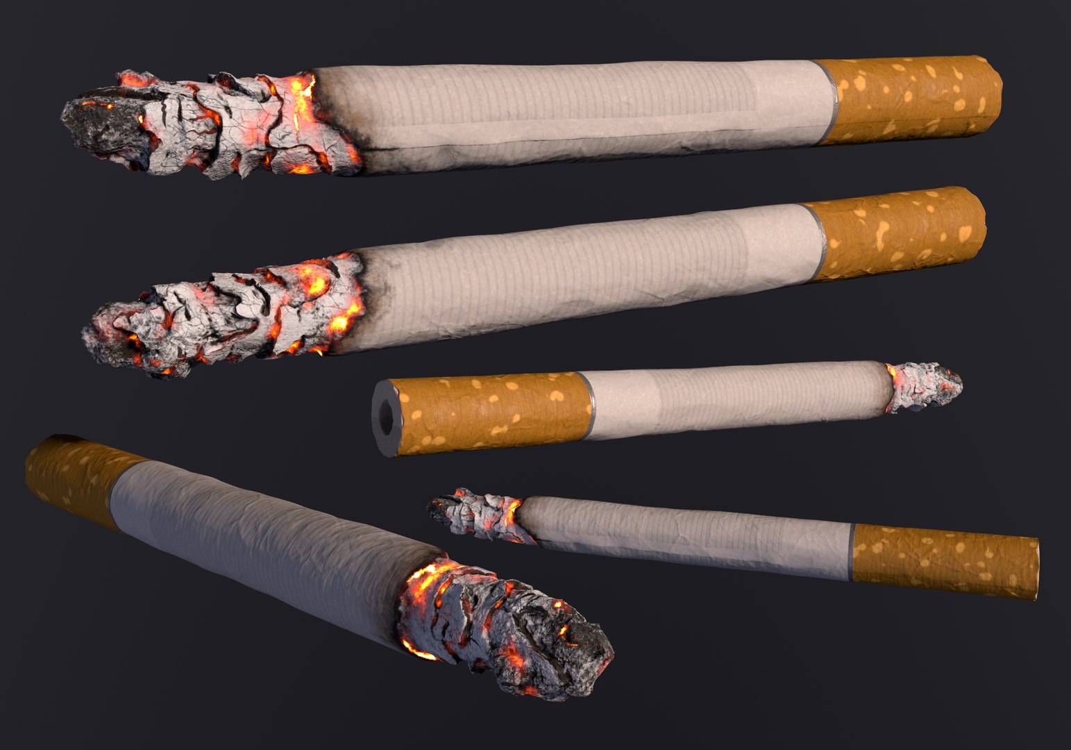 Cigarette Real-Time 3D model - TurboSquid 2005327