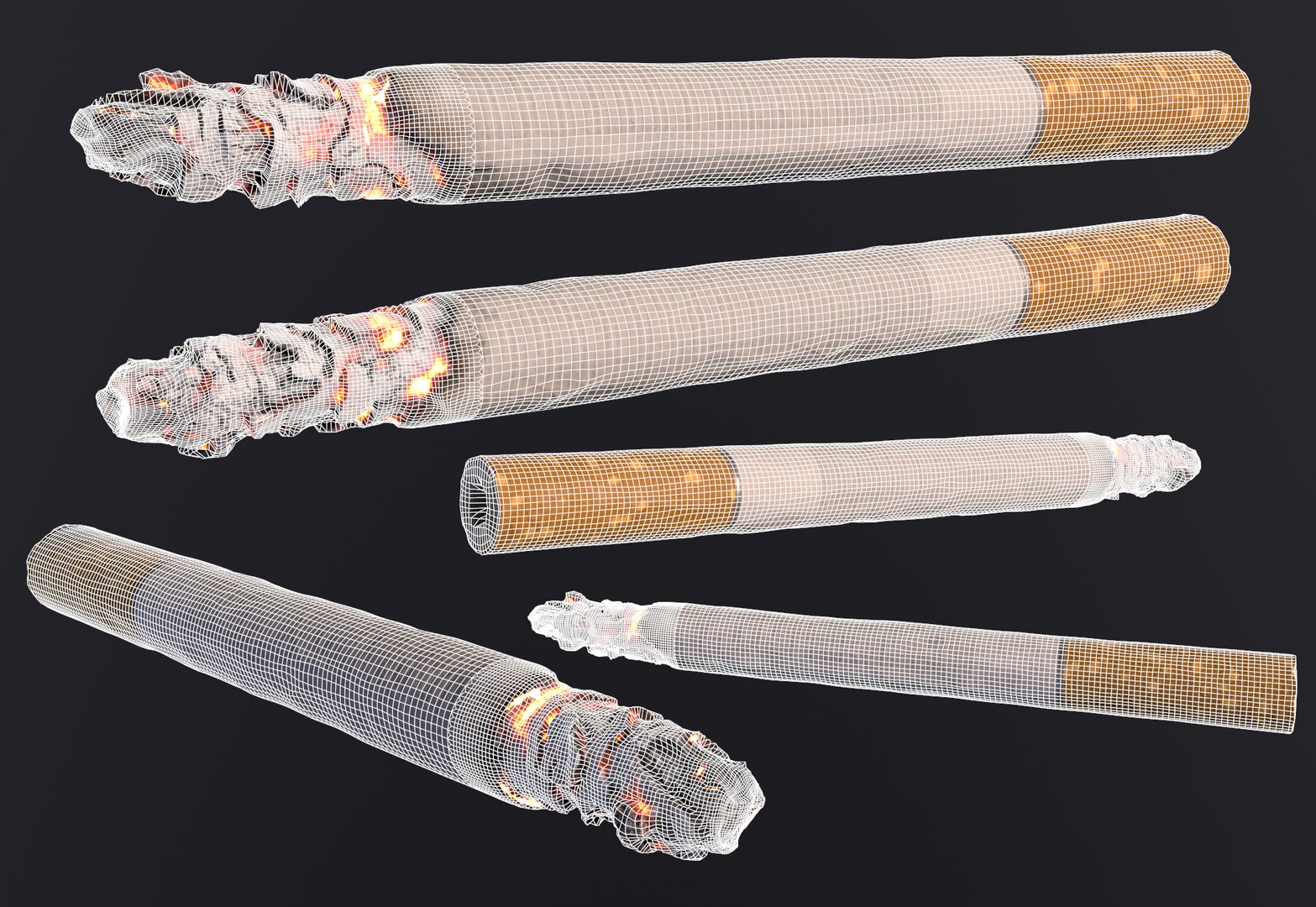 Cigarette Real-Time 3D model - TurboSquid 2005327
