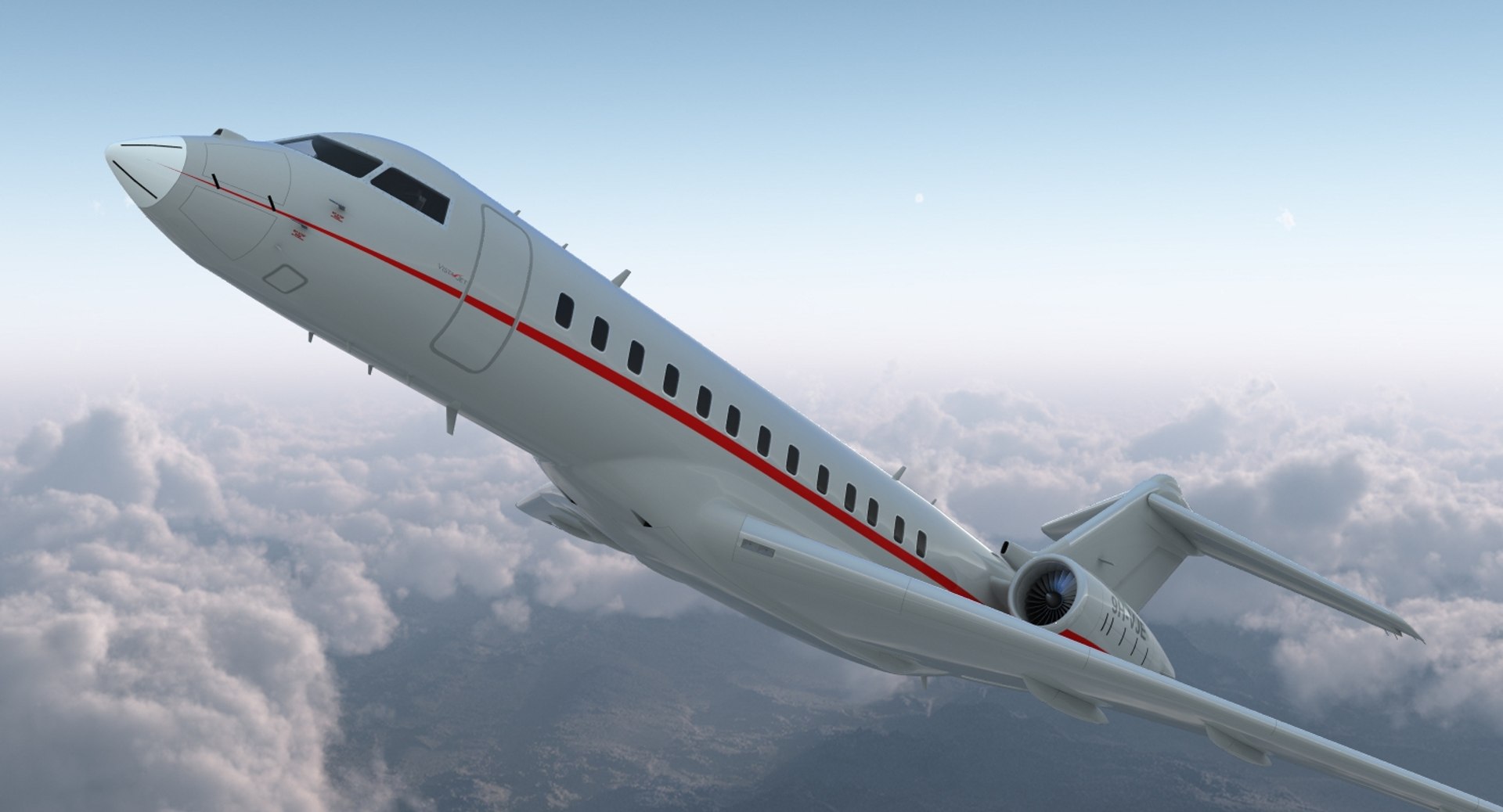 3D Business Jet Global 6000 - TurboSquid 1545352