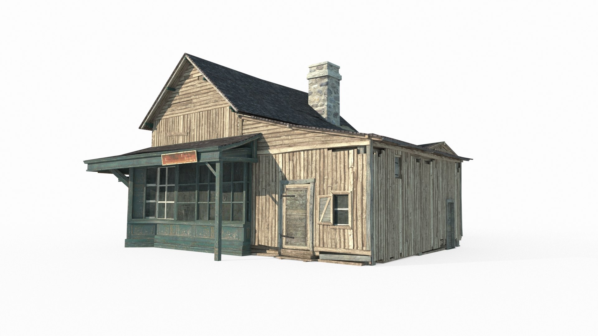 3D Medieval House Shops Model - TurboSquid 2284045