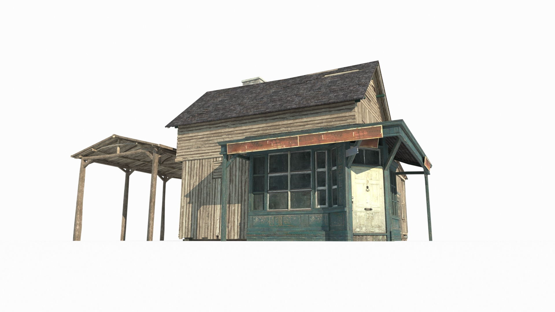 3D Medieval House Shops Model - TurboSquid 2284045