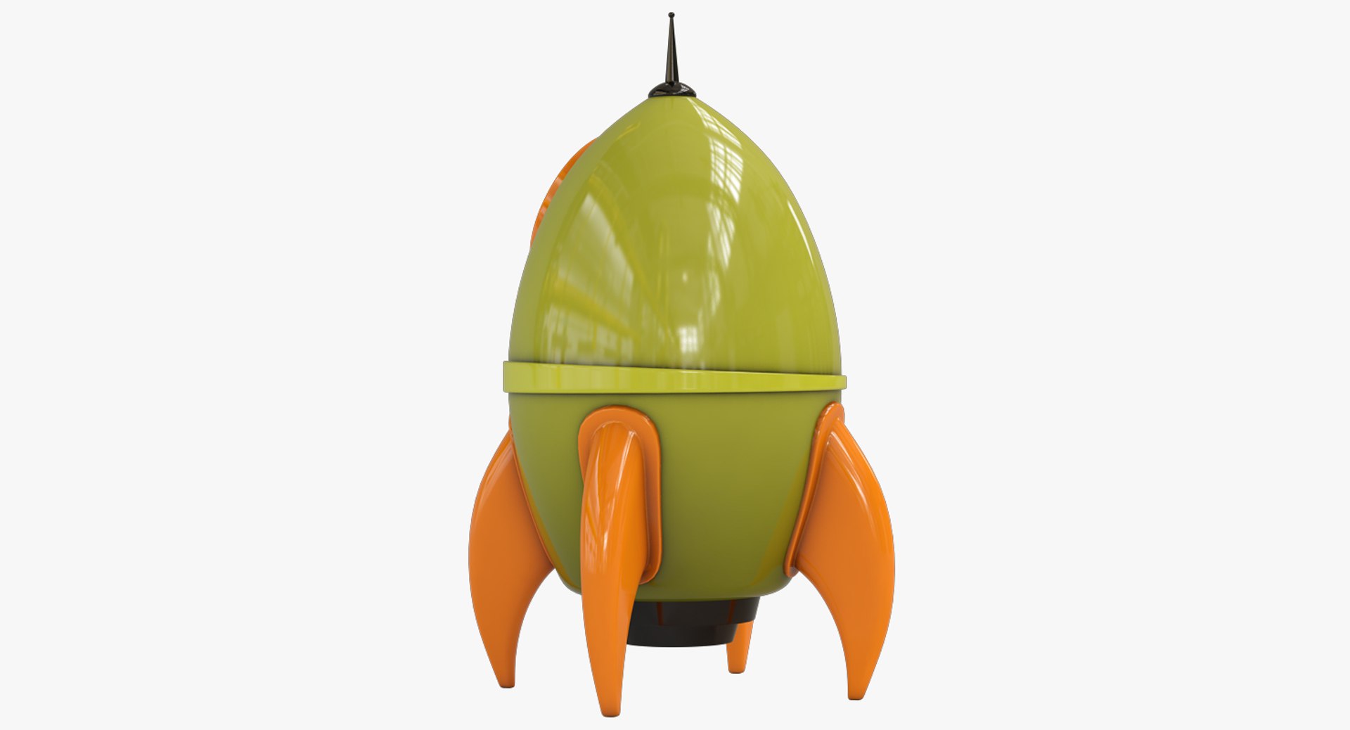 Cartoon rocket 3D model - TurboSquid 1370546