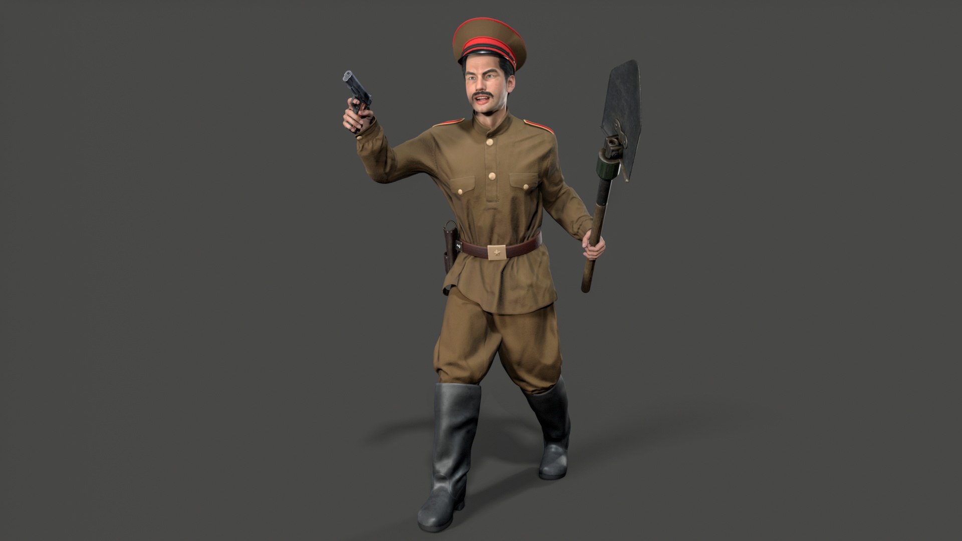 Soviet Soldier 3D Model - TurboSquid 2390511