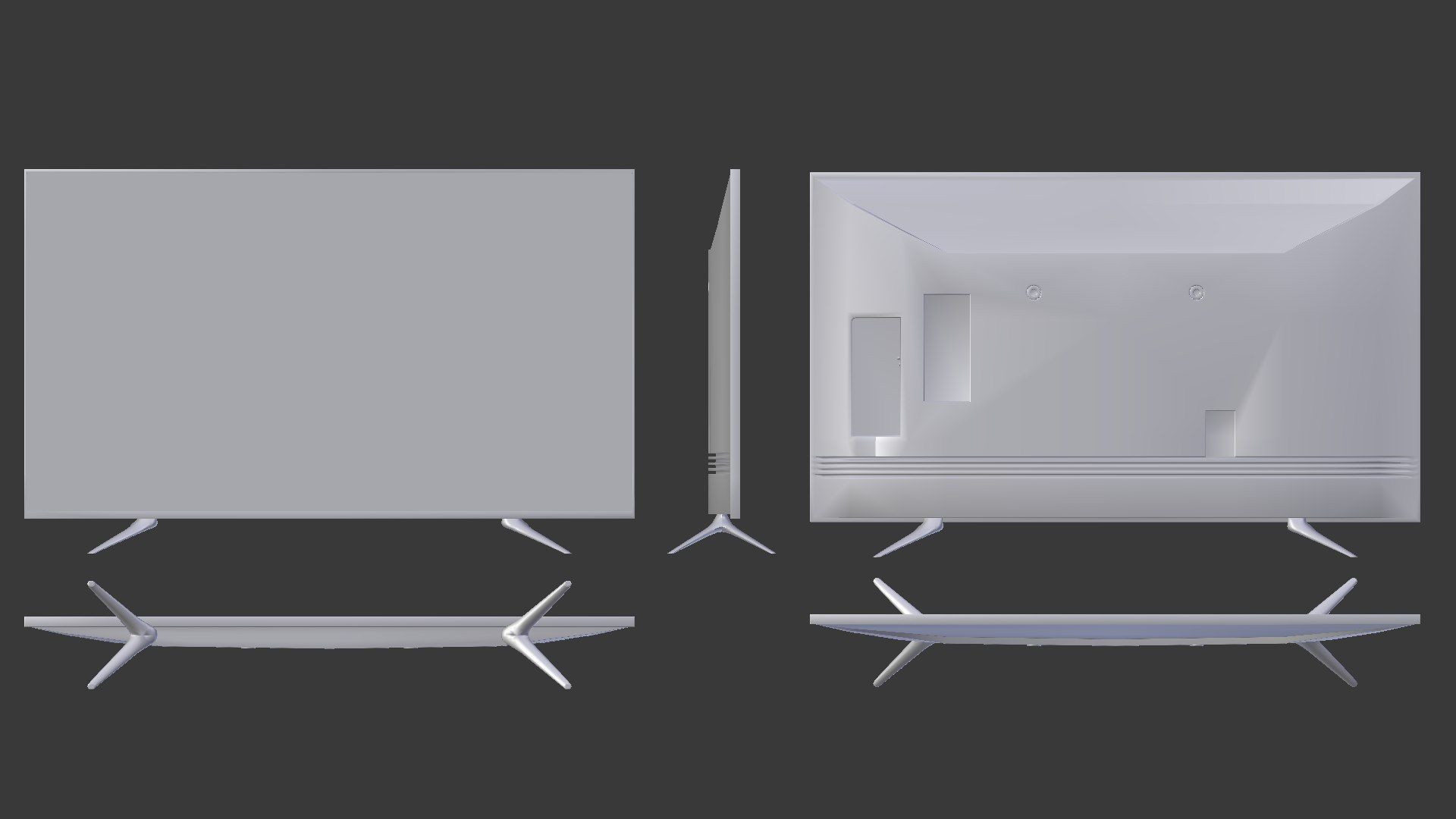 3D TV Table 3D Model - TurboSquid 2068758