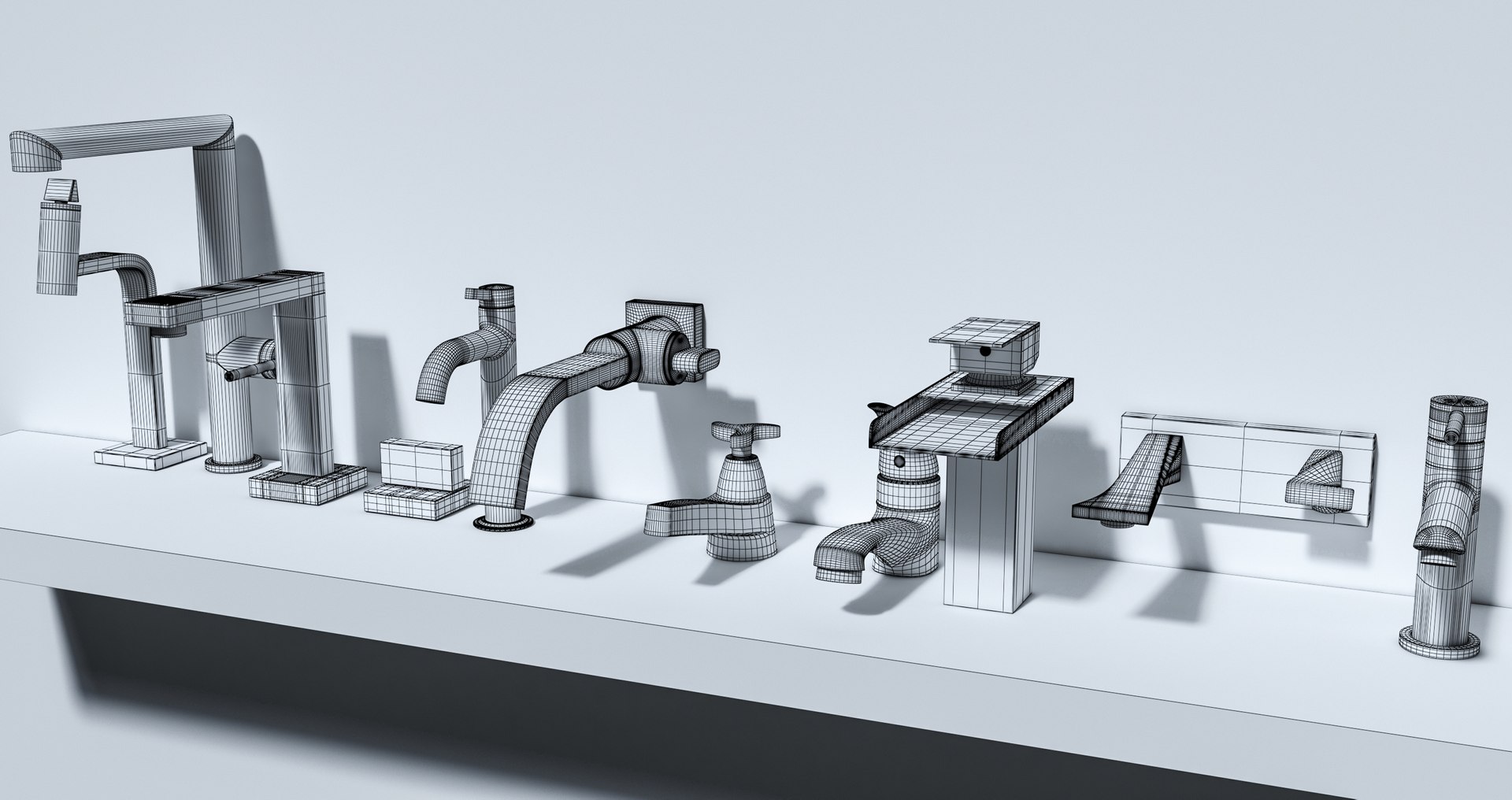 10 Tap Pack 3D Model - TurboSquid 1403458