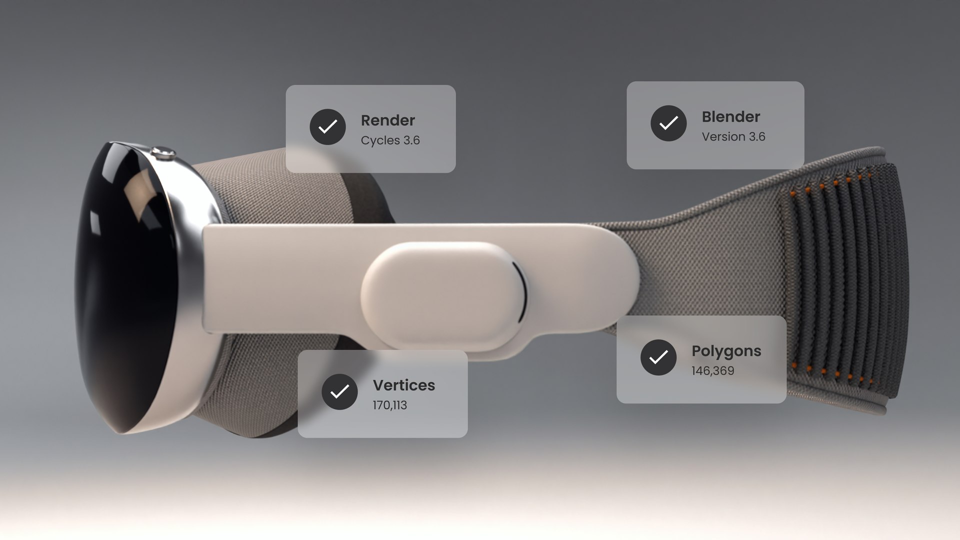 3D Realistic 3D Apple Vision Pro Model - TurboSquid 2208501