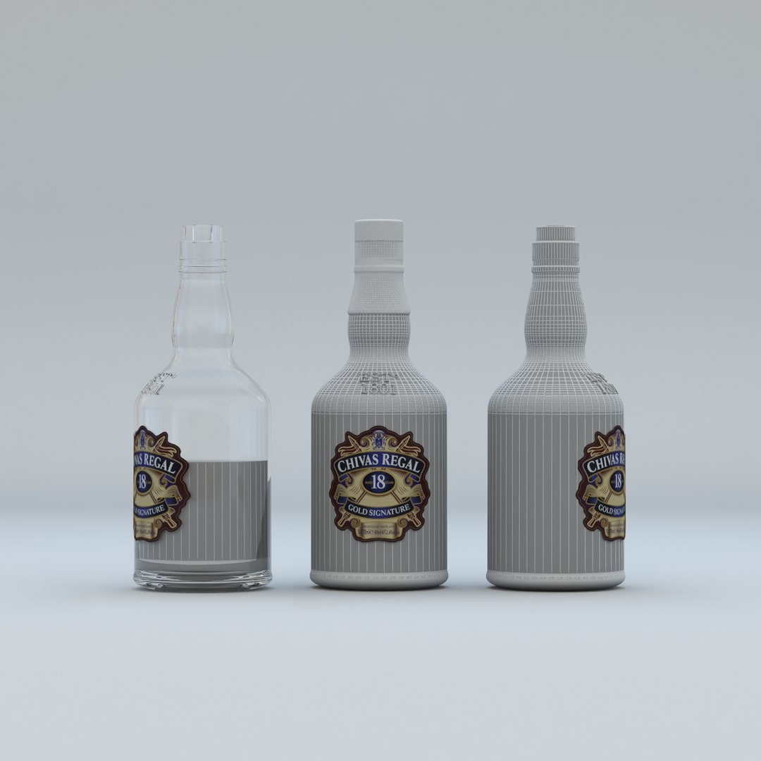 3d model chivas regal
