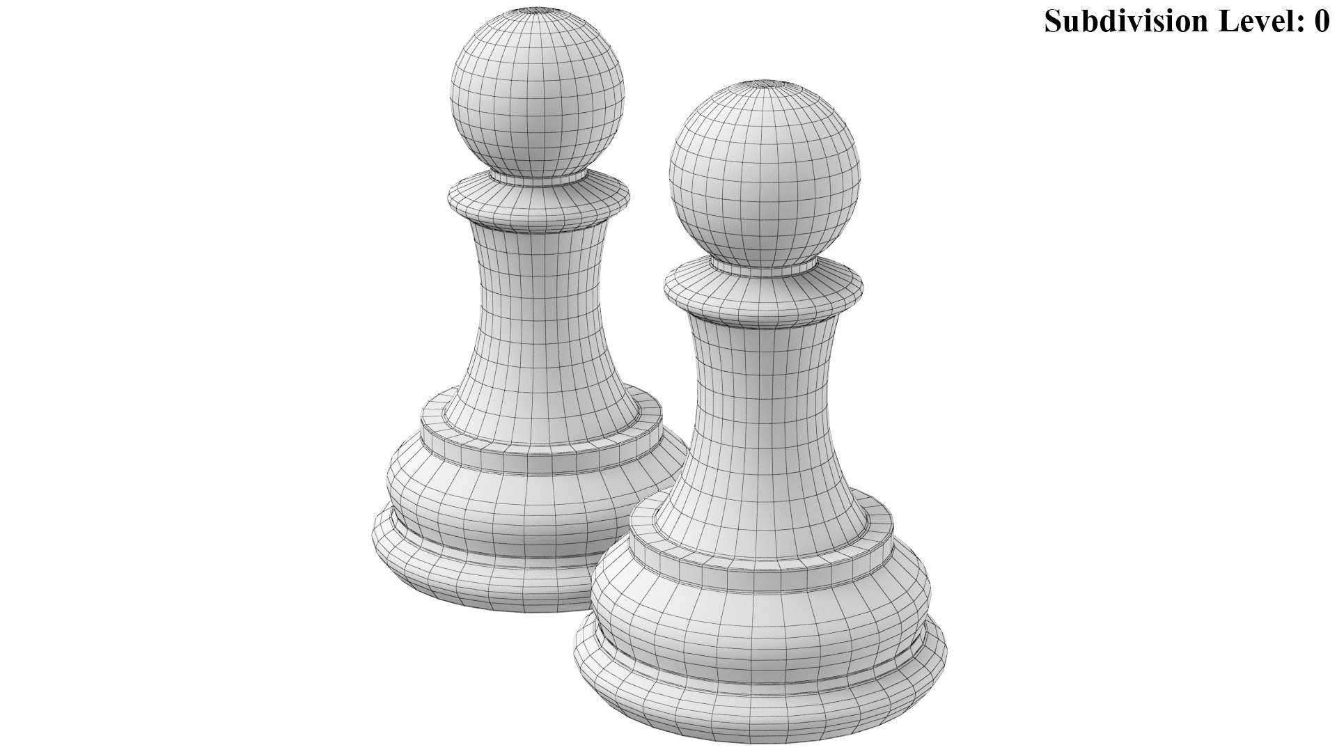 3D Model Chessmen Pawn - TurboSquid 1788797