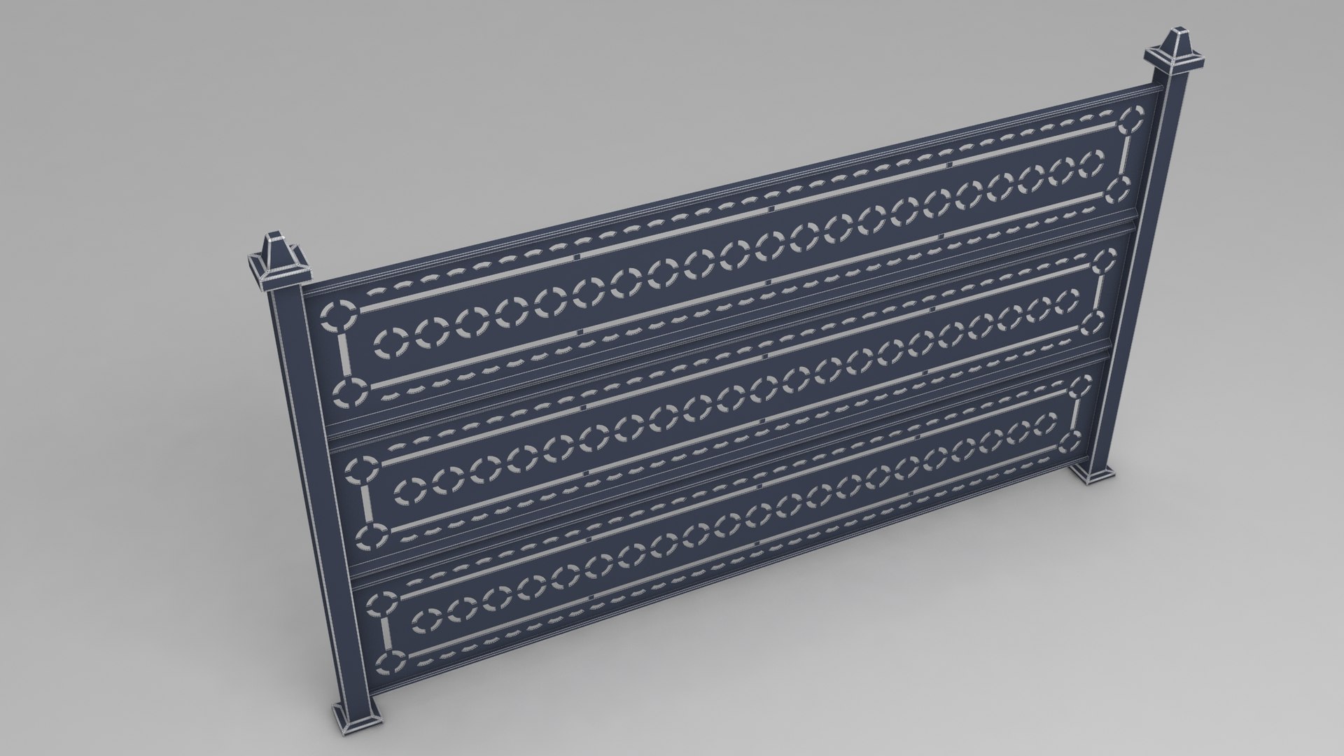 Railing Garden City Model - TurboSquid 1606276