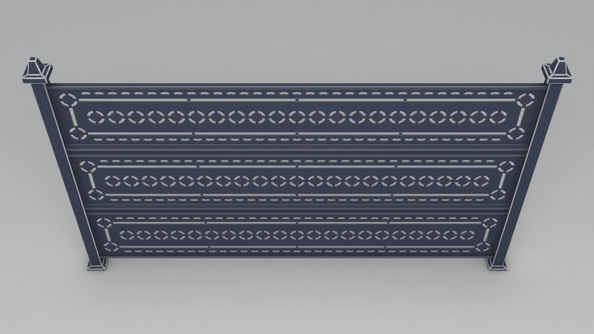 Railing Garden City Model - TurboSquid 1606276