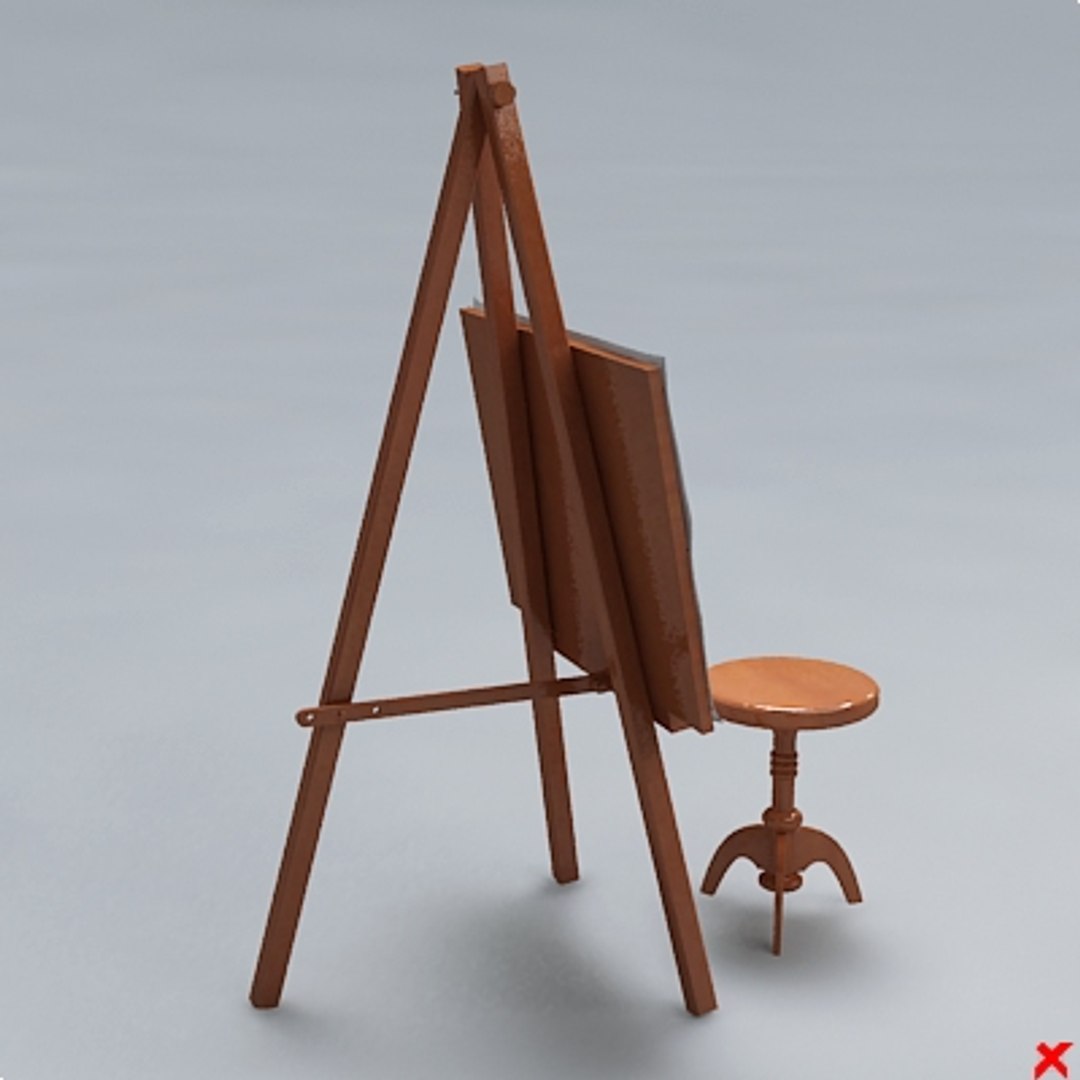 3d Easel Model