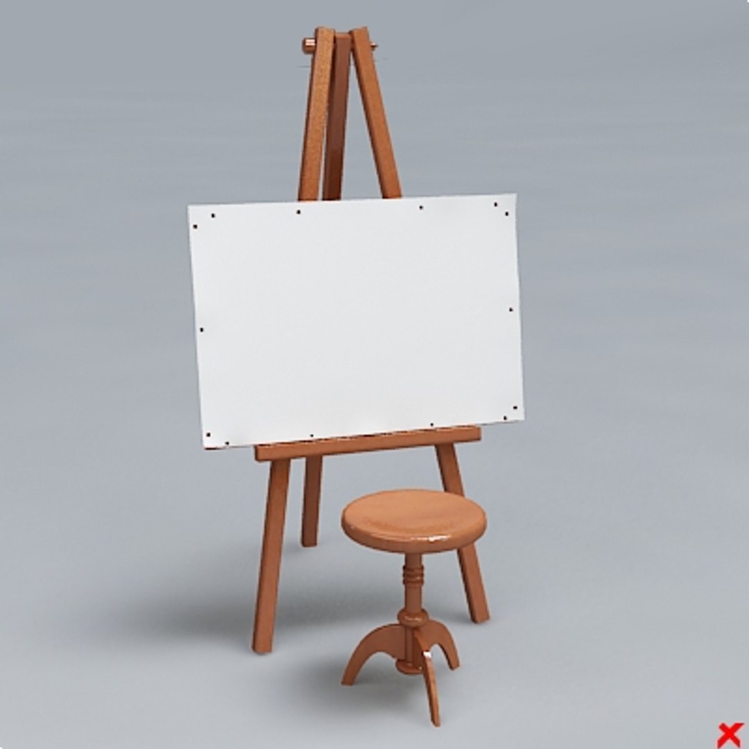 3d Easel Model