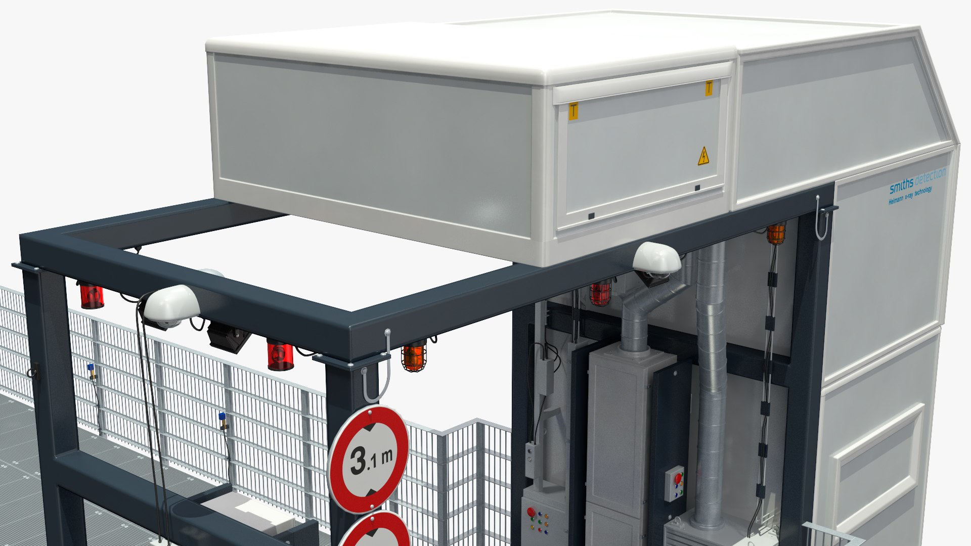 Smith Detection CIP 300 Conveyor Vehicle Inspection System 3D ...