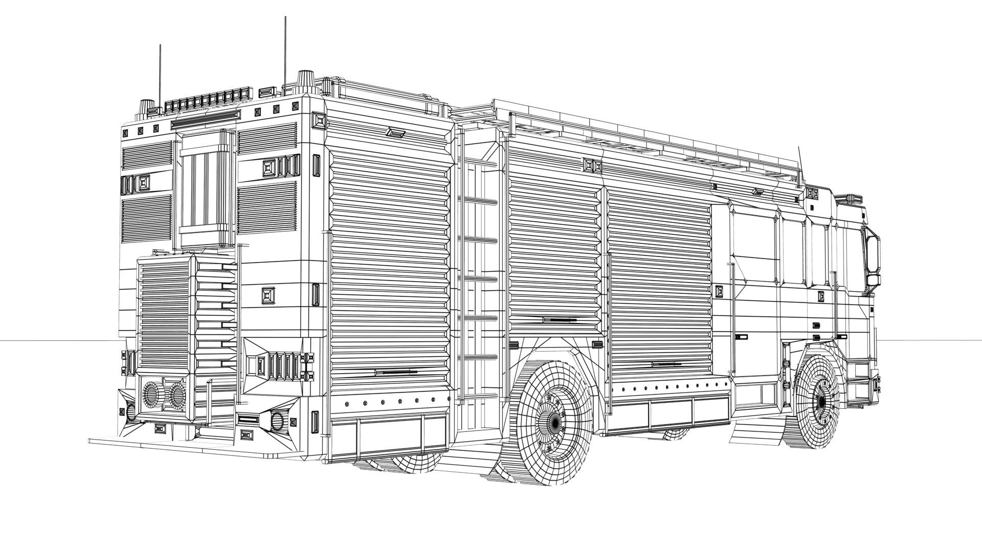 Euro Fire Truck Emergency Unit 3D Model - TurboSquid 1721451