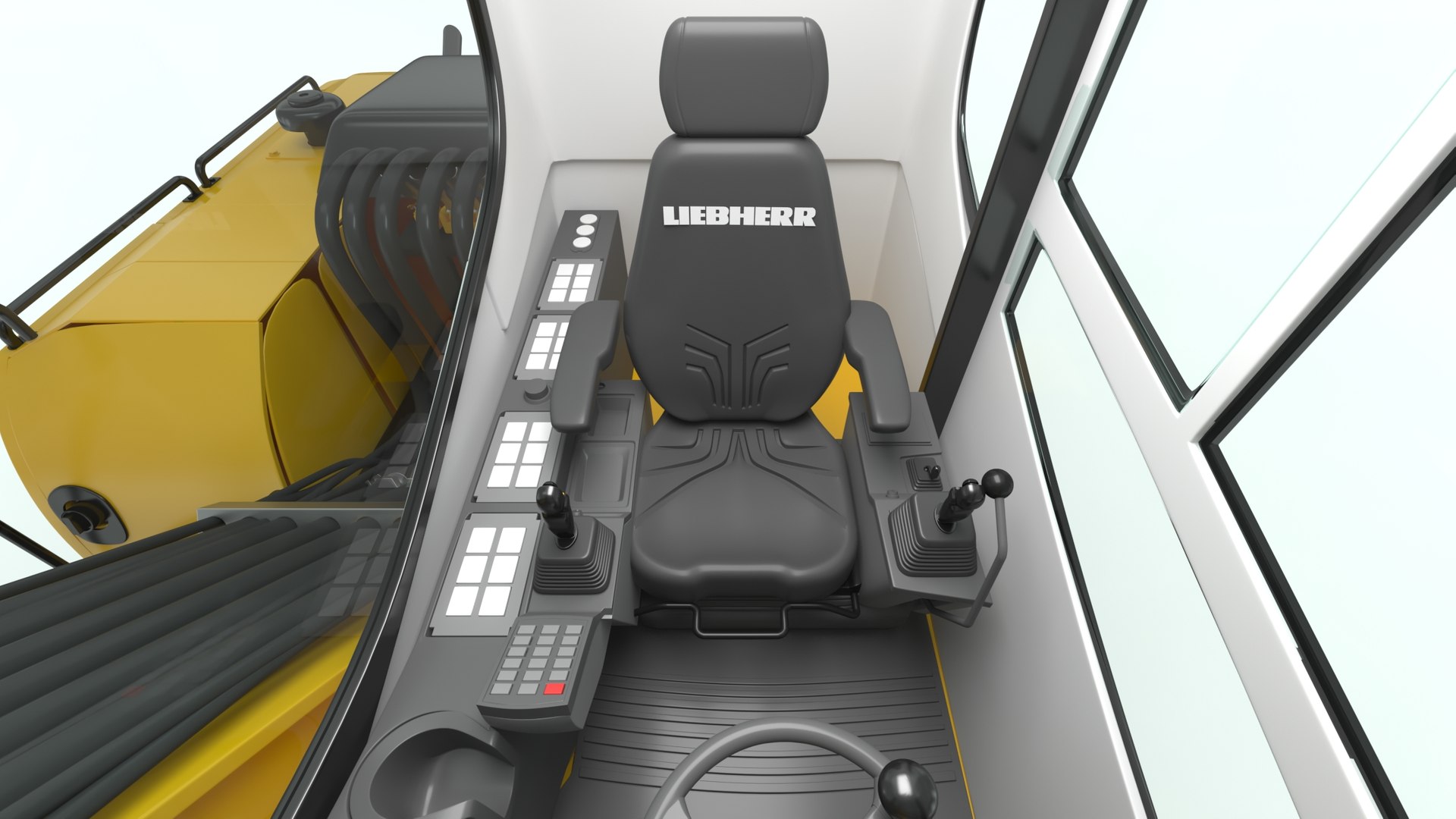 3D Liebherr LH 50 M Timber Litronic Model - TurboSquid 2363407