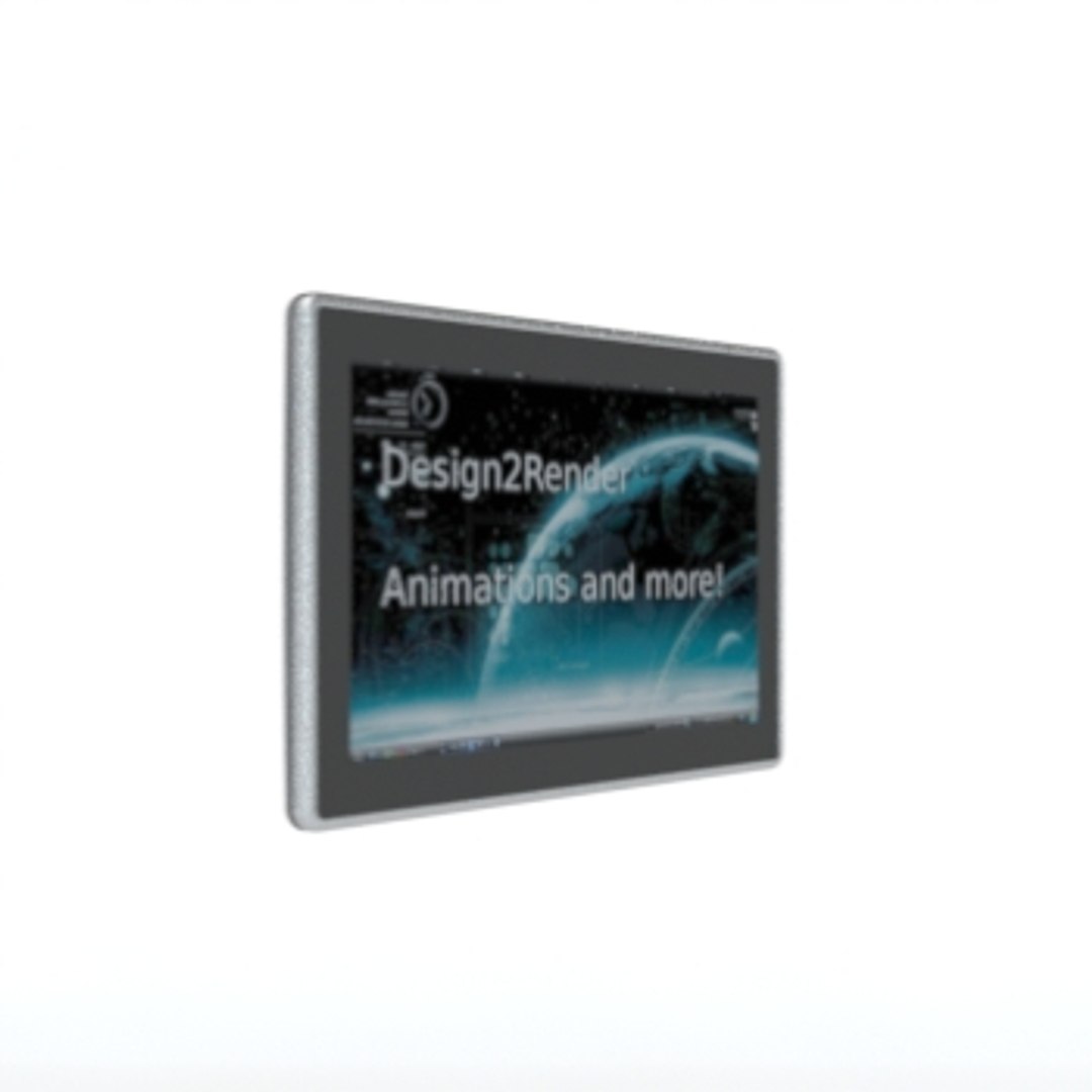 3d model modeled screen
