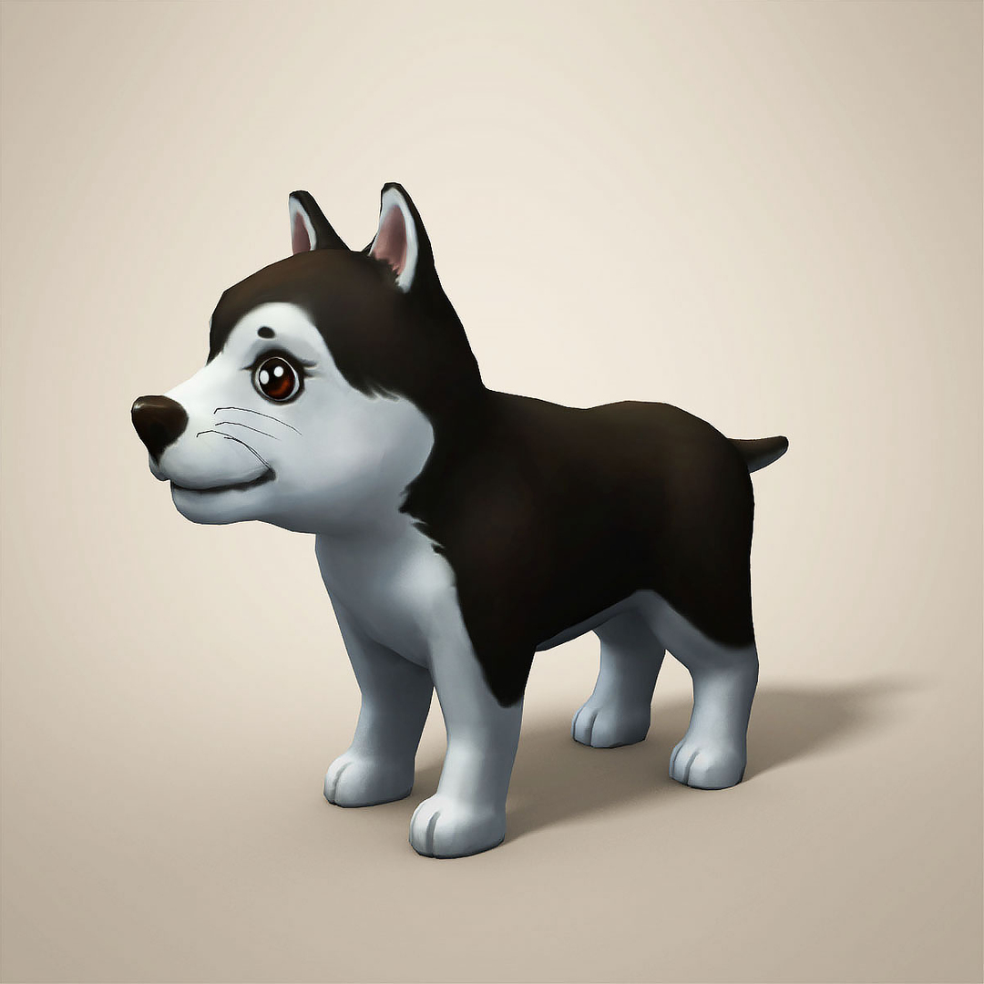 Dog Toon Cartoon 3D Model - TurboSquid 1238308