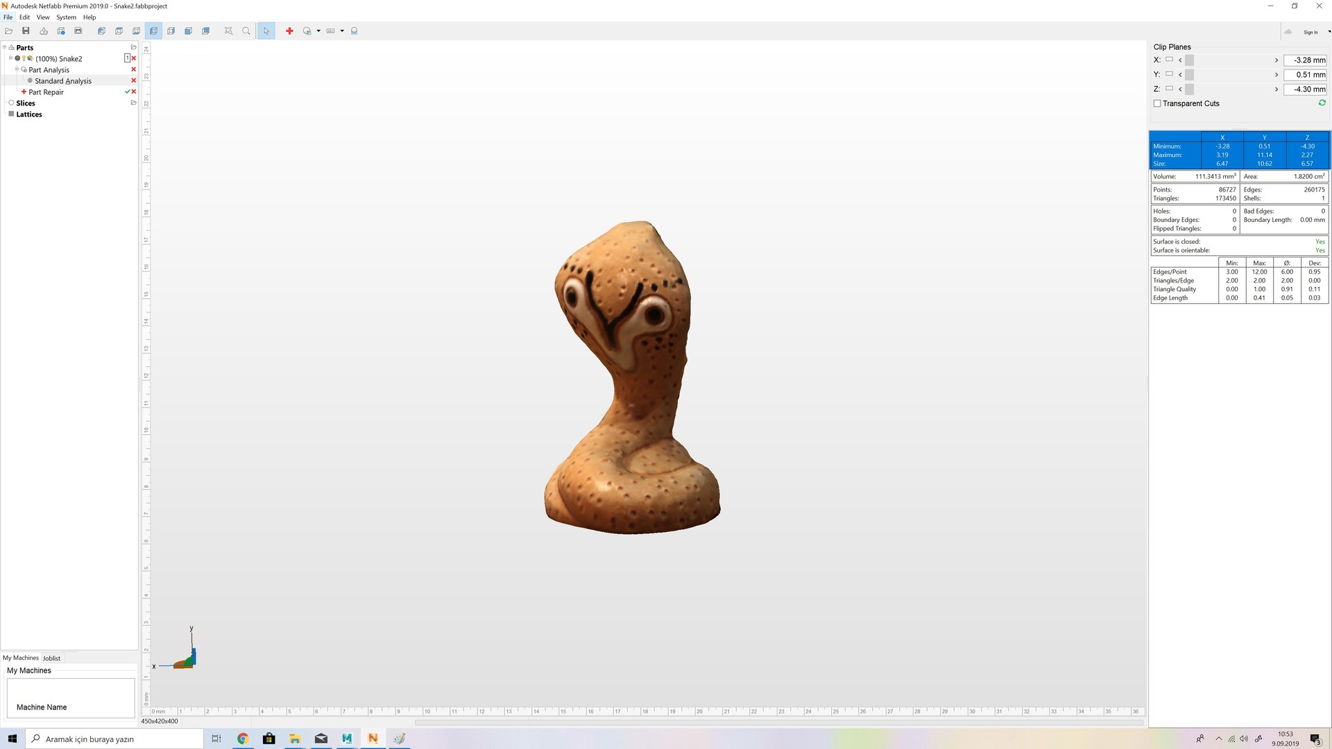 3D Snake Sculpture Scan - TurboSquid 1445566