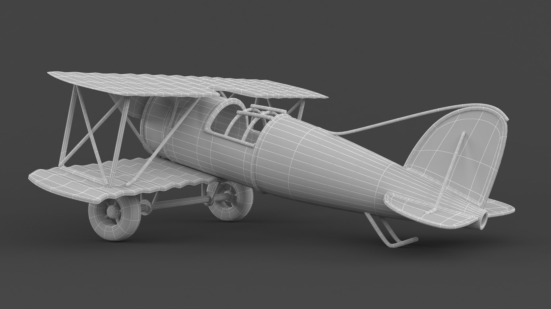 Vintage Airplane 3D - TurboSquid 2137430