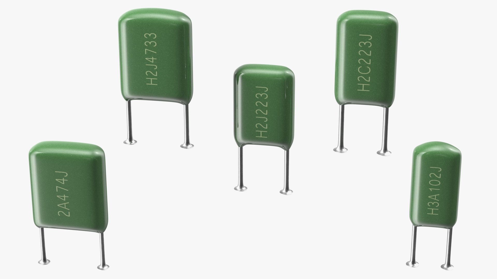 Mylar Polyester Film Capacitor 3D - TurboSquid 1669079