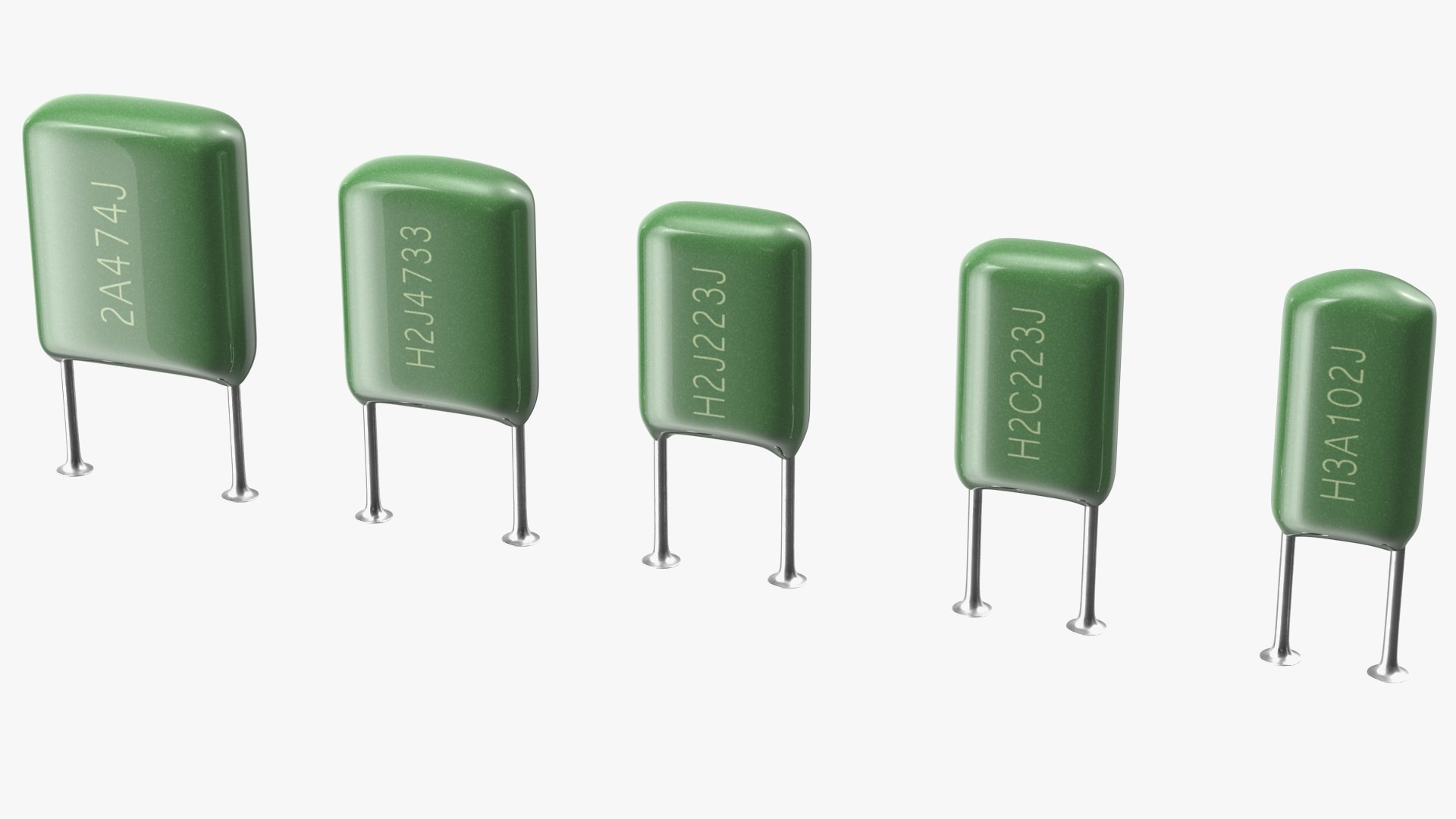 Mylar Polyester Film Capacitor 3D - TurboSquid 1669079
