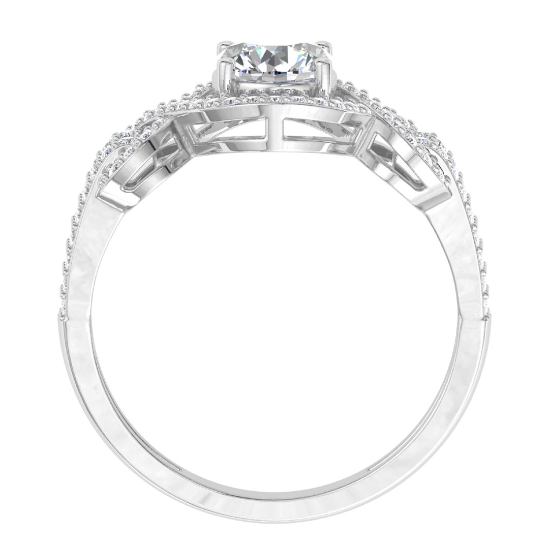 ROUND CUT SOLITER DIAMOND RING 3D Model - TurboSquid 2302379