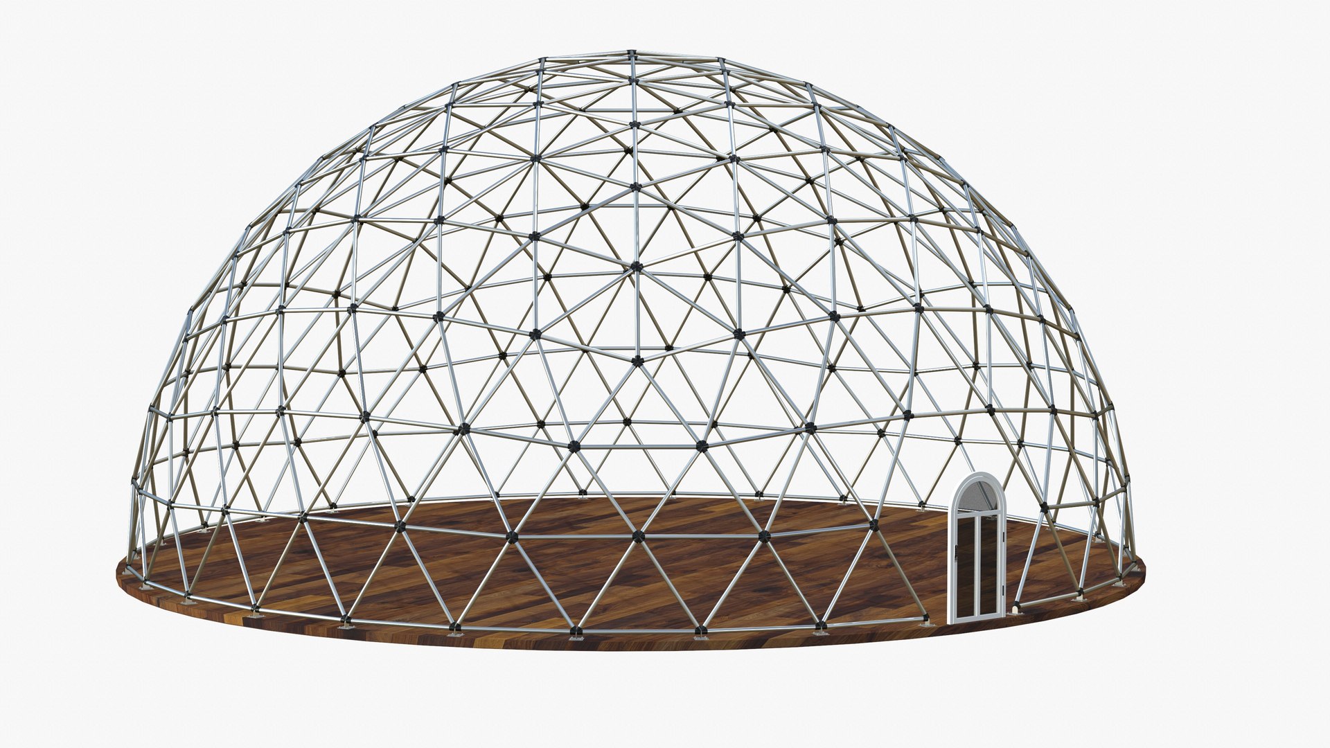 3D model Geodesic Dome V6 - TurboSquid 1830850