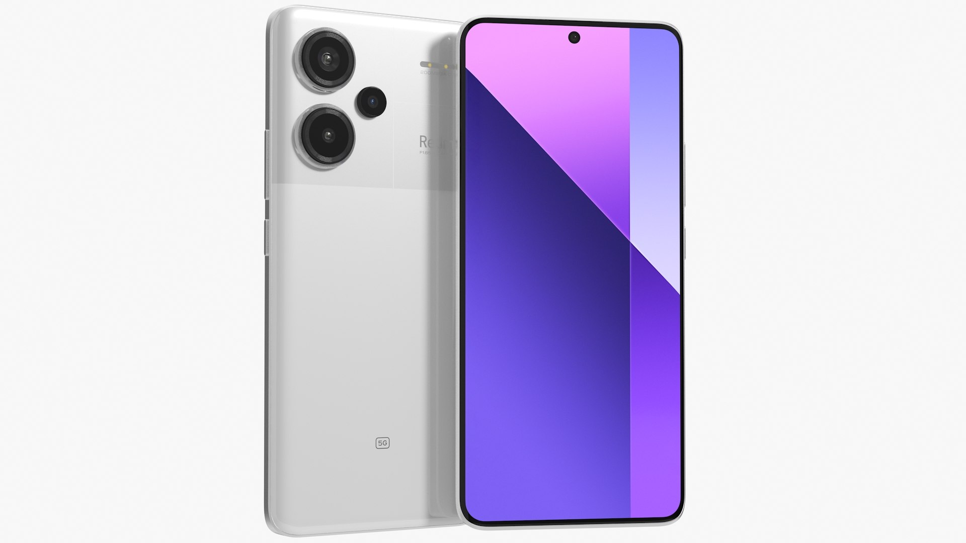 Xiaomi Redmi Note 13 Pro Plus White 3D model - TurboSquid 2177693