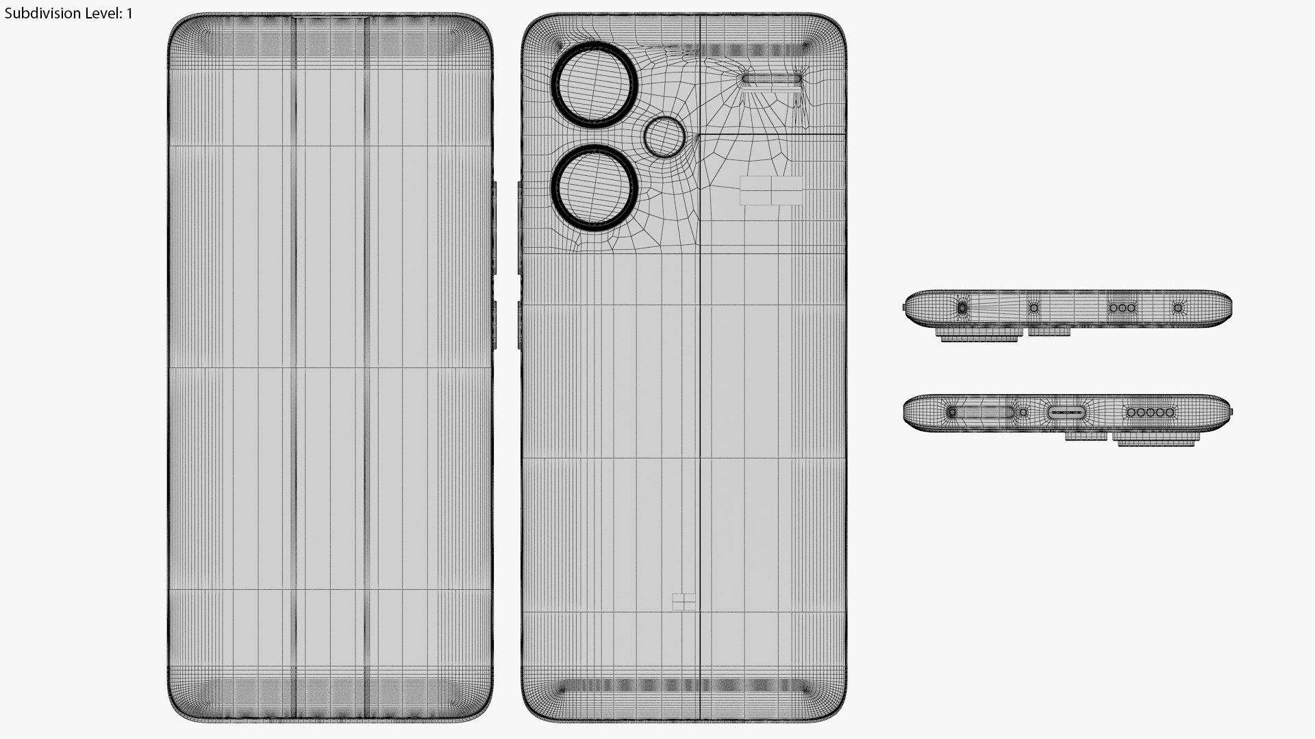 Xiaomi Redmi Note 13 Pro Plus White 3D model - TurboSquid 2177693