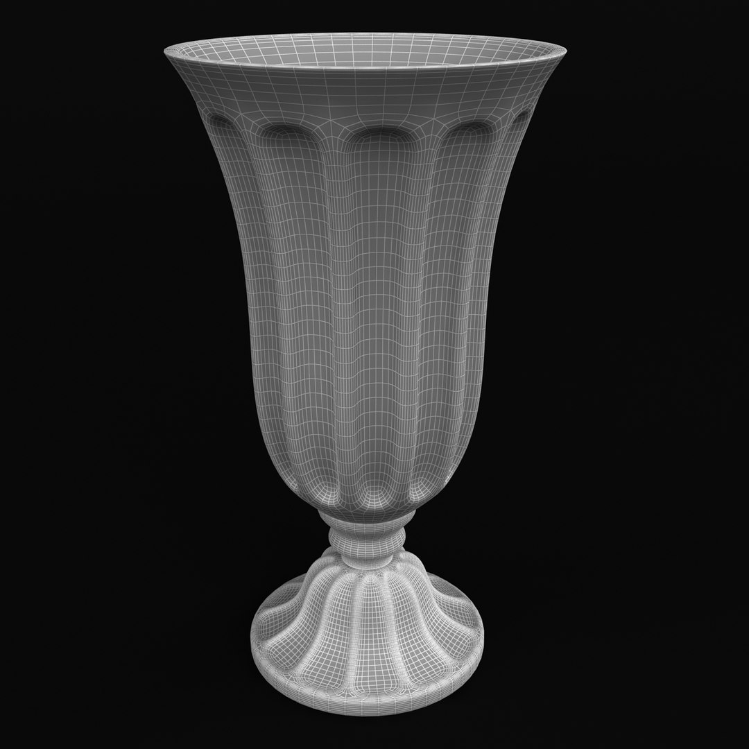 3d Glass Decor Model