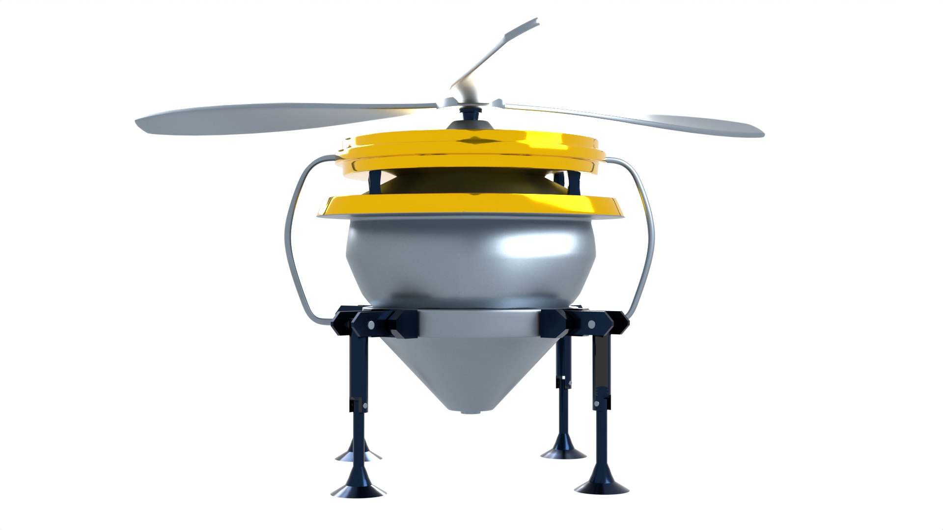3D Cute Flying Killer - TurboSquid 2233614