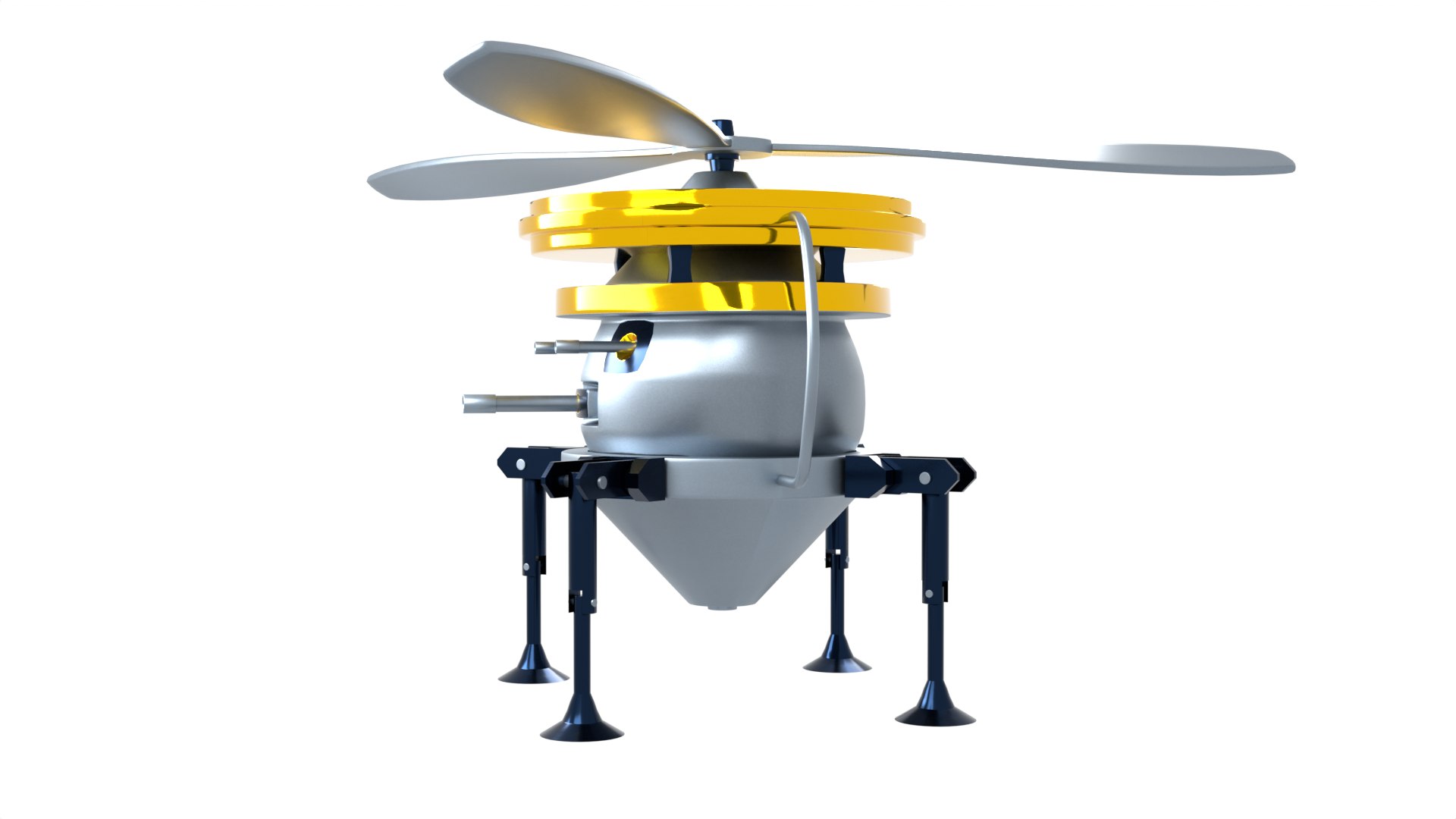 3D Cute Flying Killer - TurboSquid 2233614