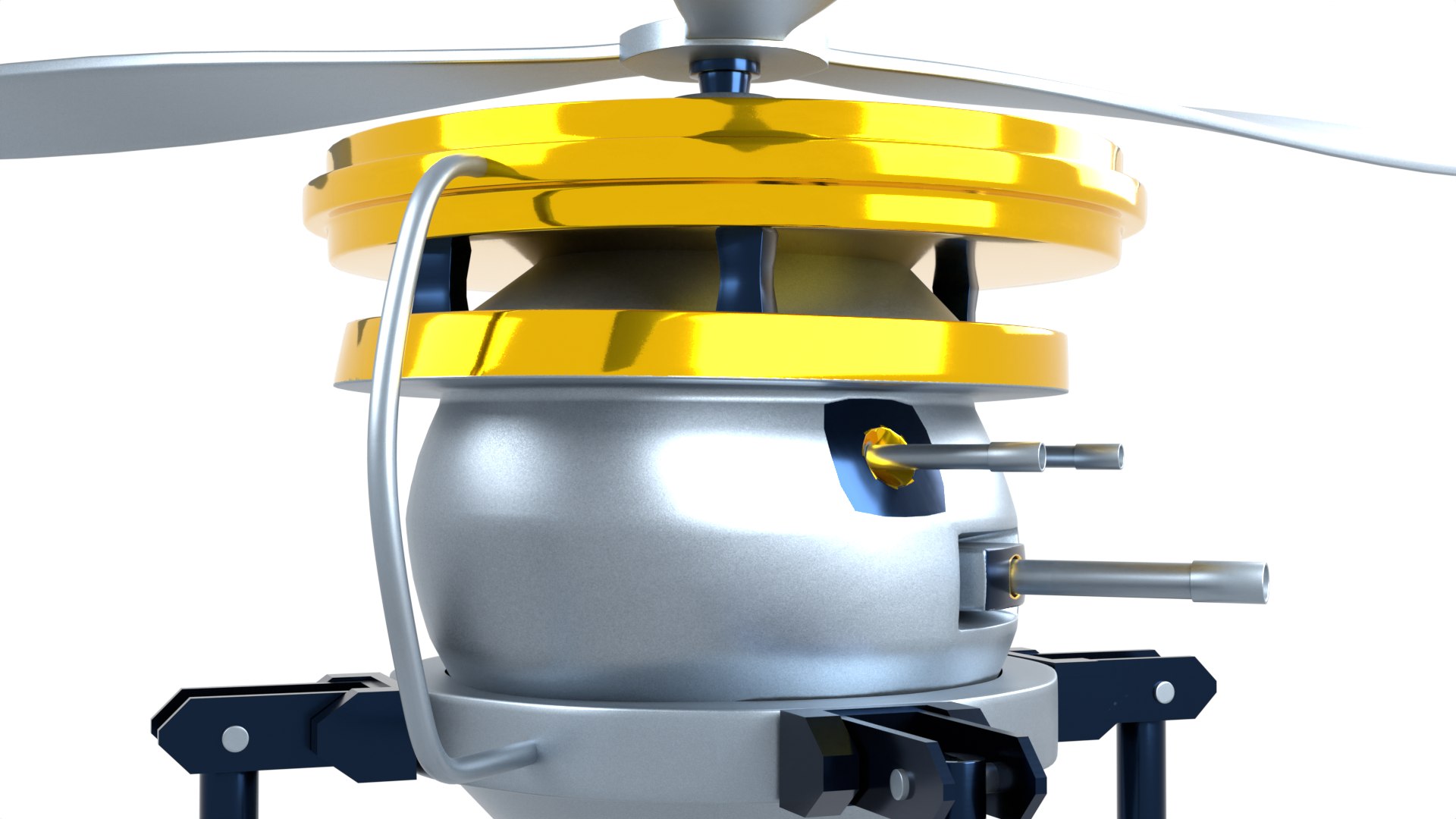 3D Cute Flying Killer - TurboSquid 2233614