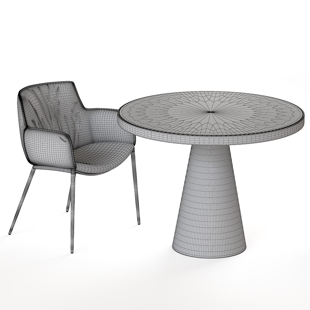 3D Model Cattelan Italia Saturno Bistrot And Rhonda - TurboSquid 2194500