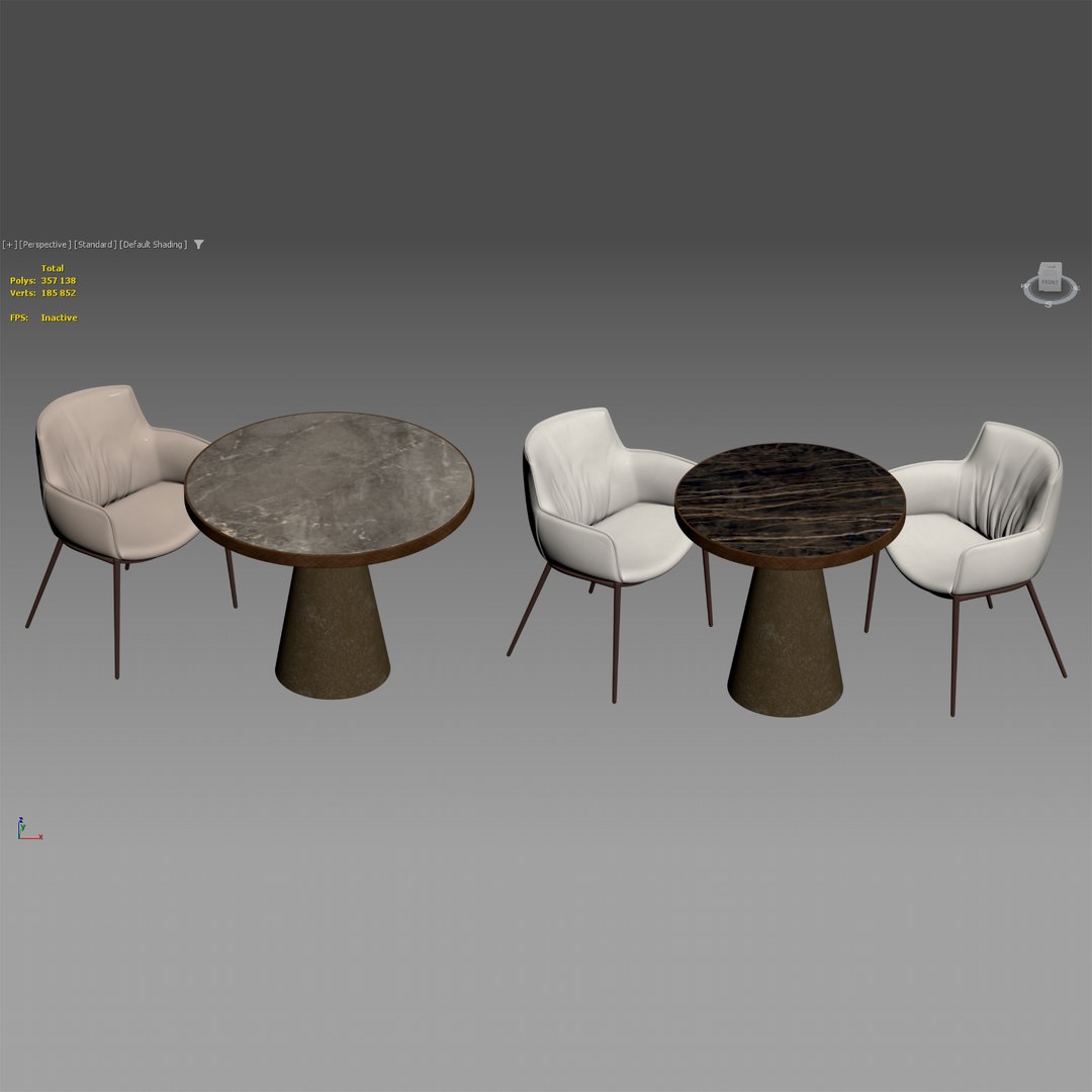 3D Model Cattelan Italia Saturno Bistrot And Rhonda - TurboSquid 2194500