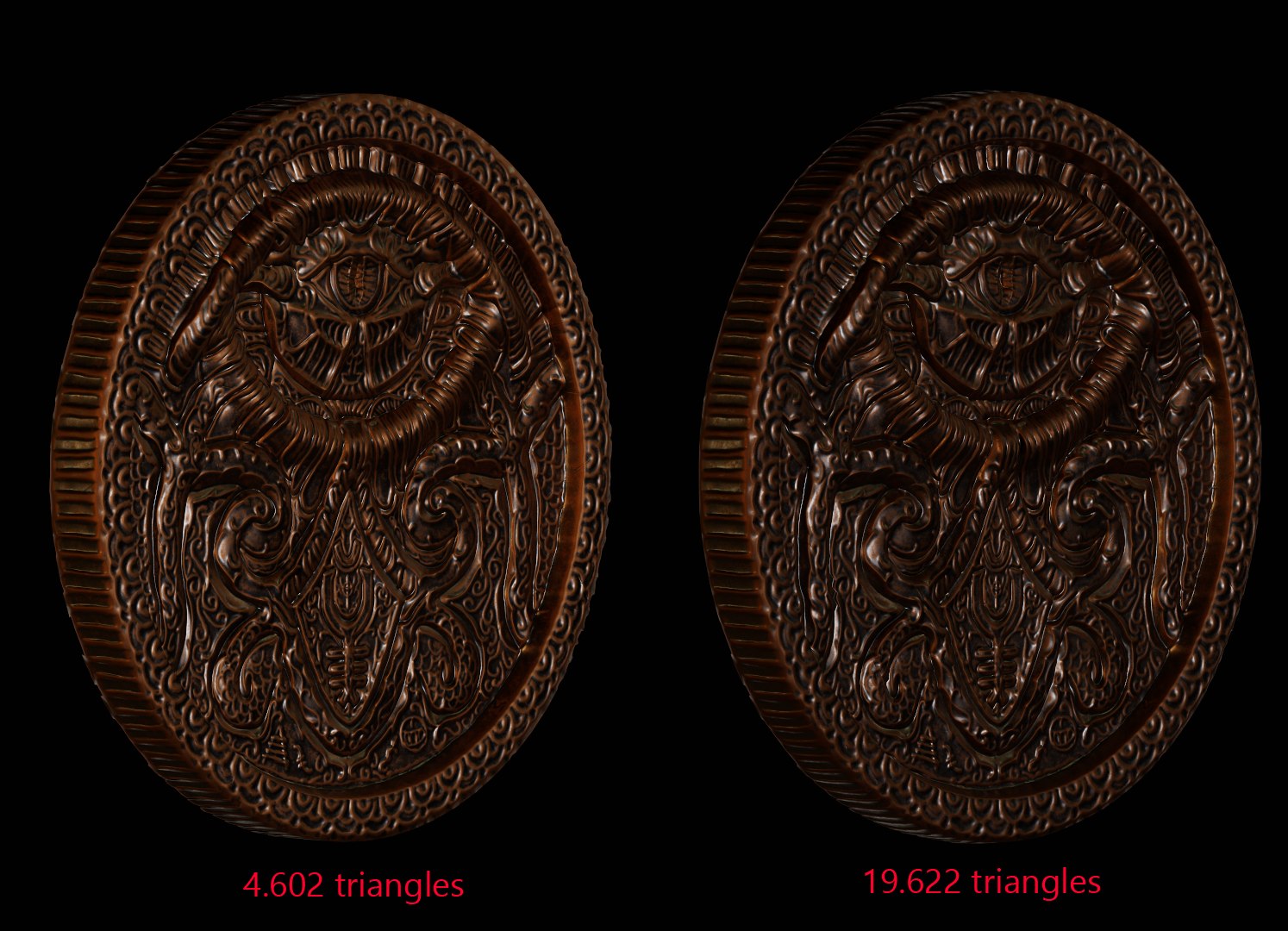 3D Cursed Creature Of The Deep Medal - TurboSquid 2123146