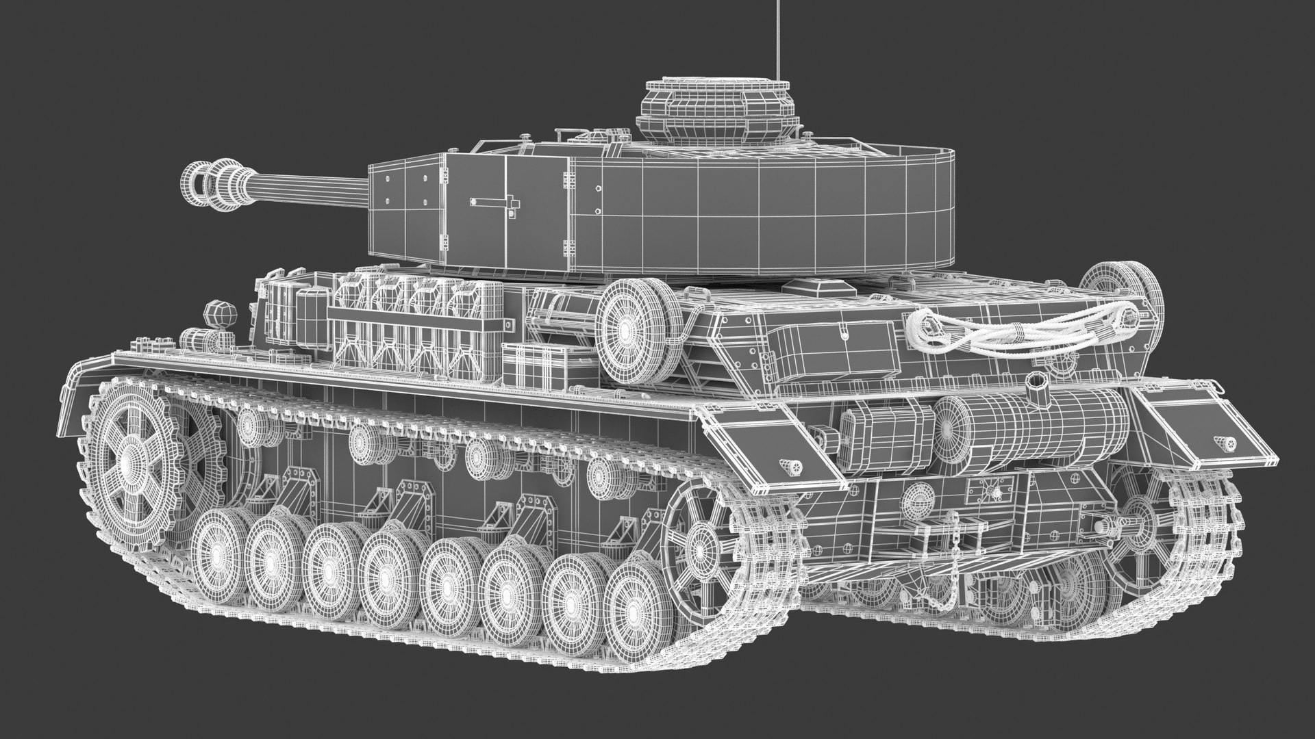 Panzer IV 3D - TurboSquid 2113191