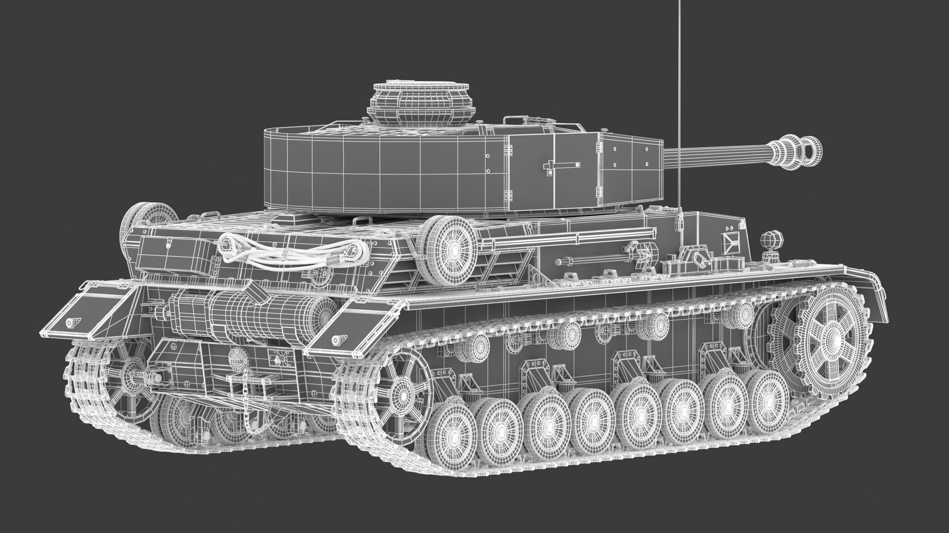 Panzer IV 3D - TurboSquid 2113191