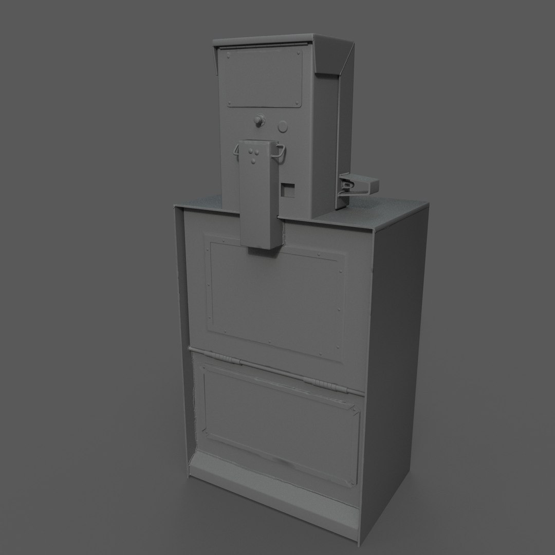 3D Model Newspaper Vending News - TurboSquid 1682445
