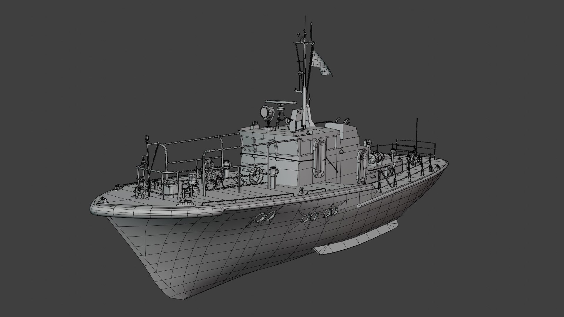 Pilot boat 3D - TurboSquid 1628725