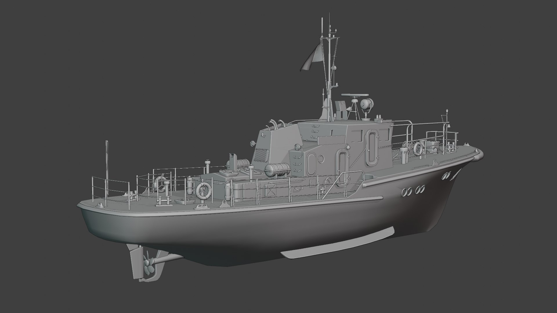 Pilot boat 3D - TurboSquid 1628725