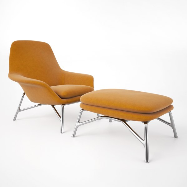 3d minotti prince armchair stool