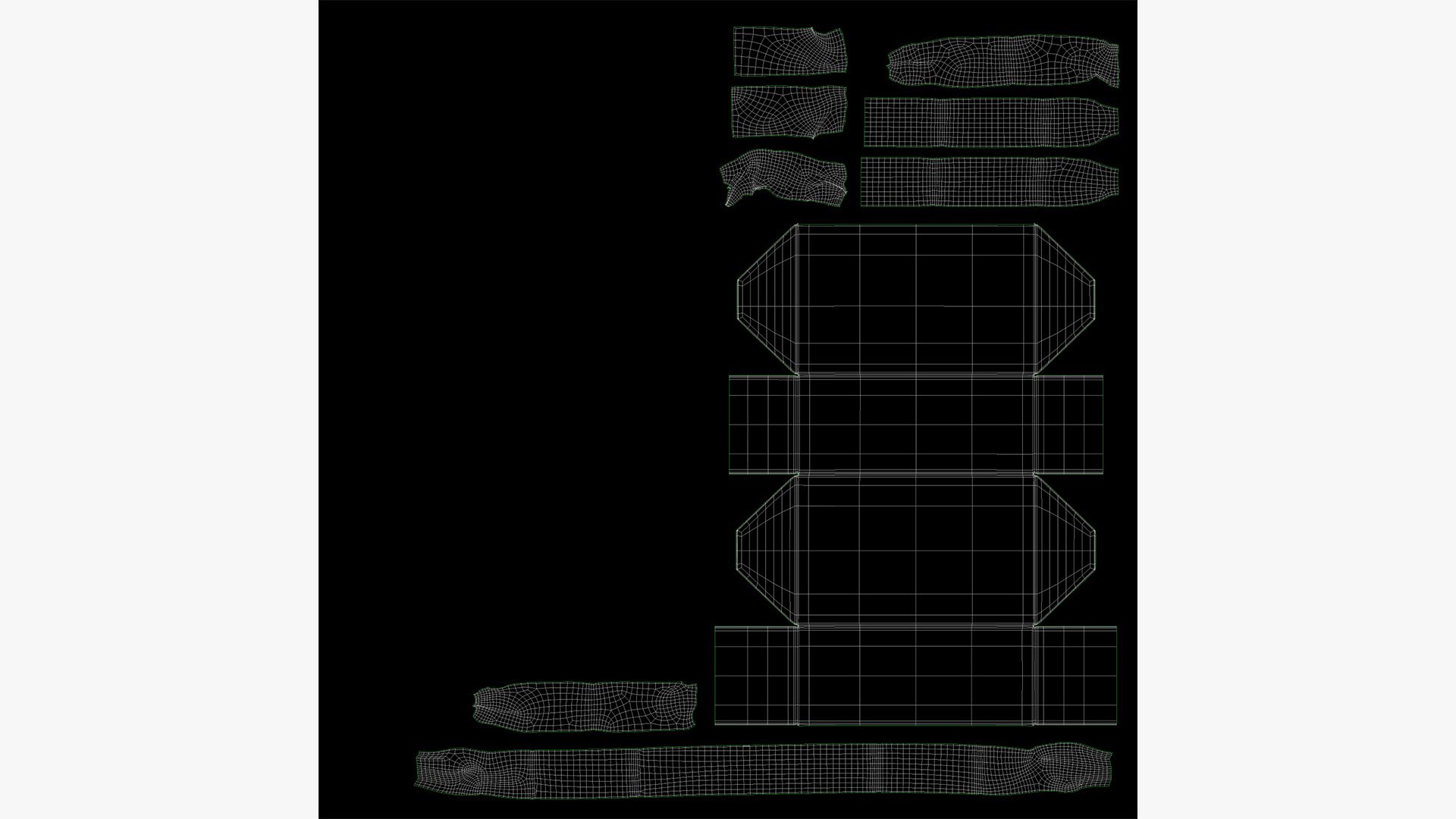 3D Gift Wrapping Set With Scissors - TurboSquid 2372920