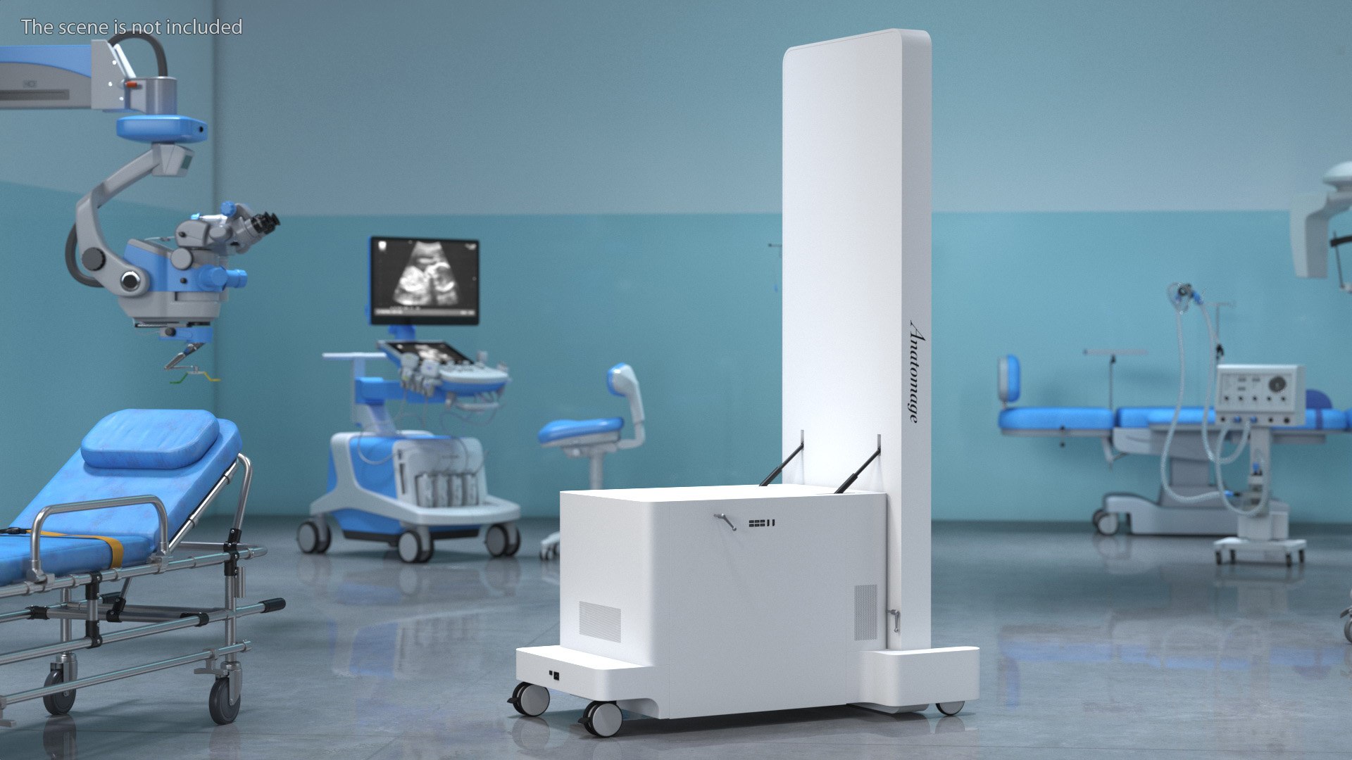 3D Vertical Interactive Desktop Display Brain Device Model - TurboSquid ...