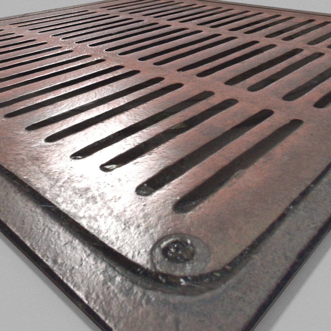 blend blender cycles metal grate