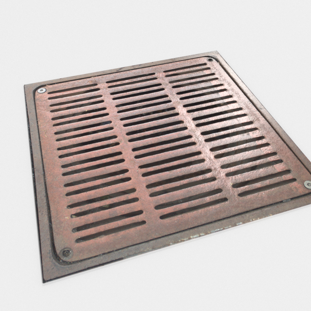 blend blender cycles metal grate