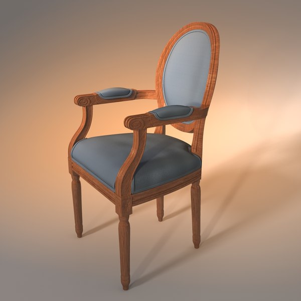 chair vintage obj