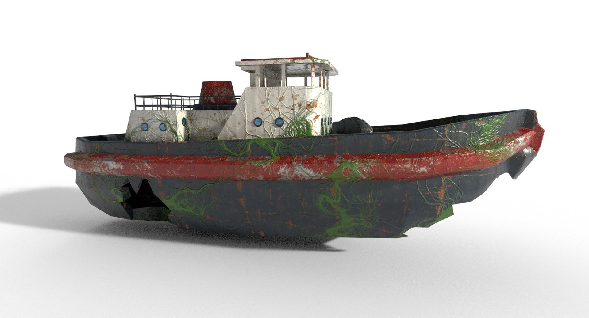 Boat wreck 3D model - TurboSquid 1388691