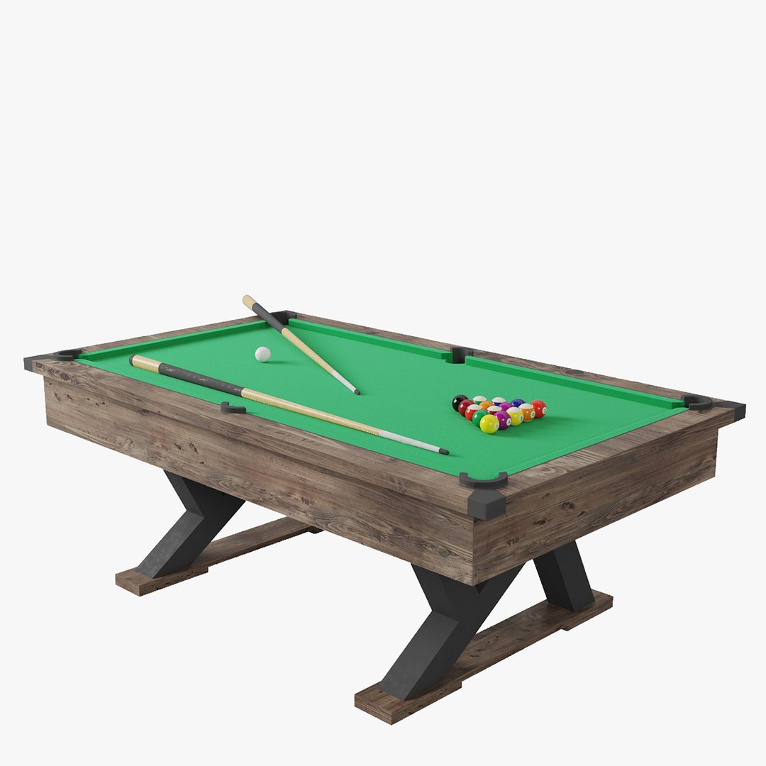 PINPOINT POOL TABLE 3D - TurboSquid 2064812
